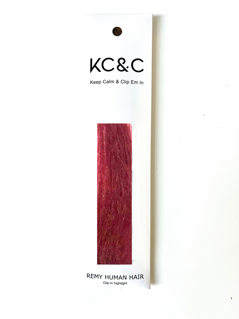 CHERRY RED HIGHLIGHTS CLIP-IN HAIR EXTENSIONS