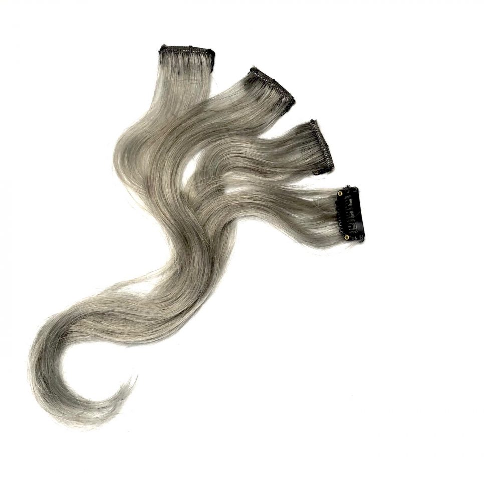 GREY HIGHLIGHTS CLIP-IN HAIR - Keep Calm & Clip Em In